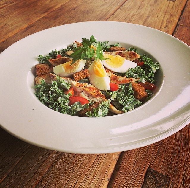 BOERENKOOL CAESAR SALADE WITH ANNELOES BUIJS